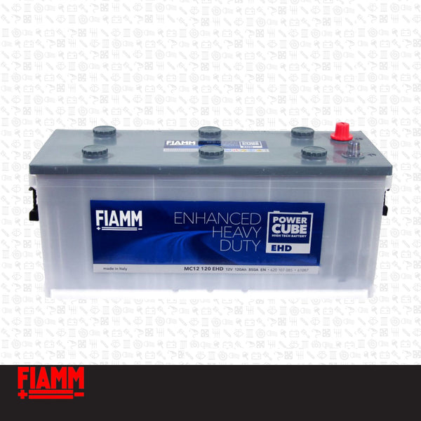FIAMM INDUSTRIAL BATTERY 120 Ah 850A EN 12V A 120 EHD - 120Ah ...