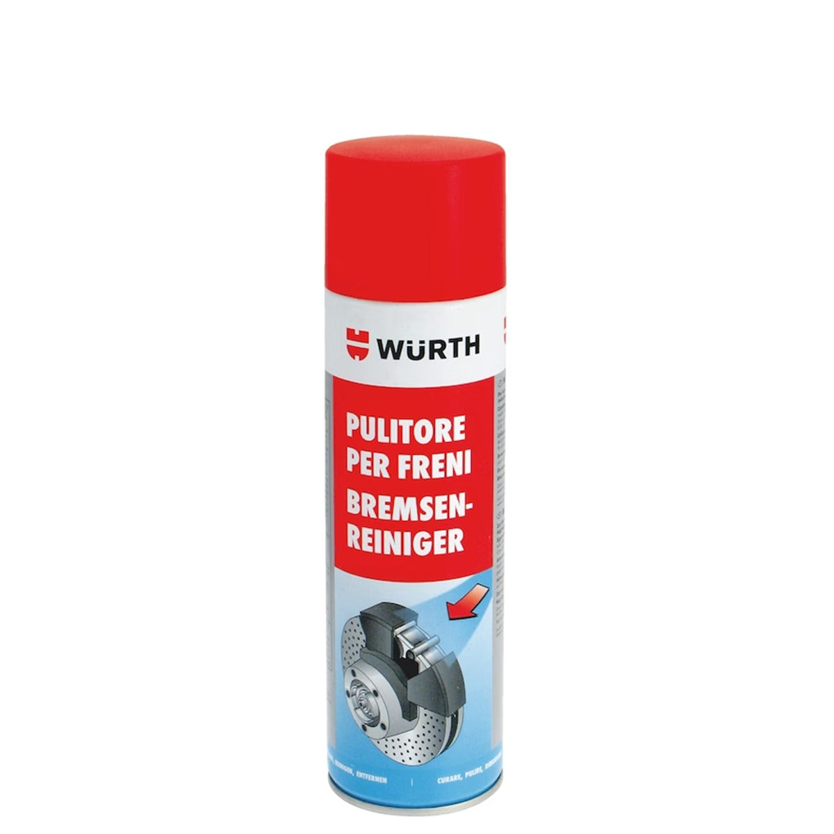 Würth detergente freno professionale 500 ml - Pulitore Freni 500ml ...